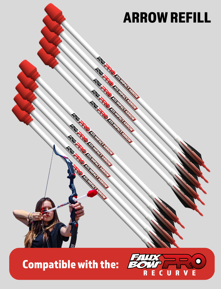 Faux Bow® PRO Recurve Arrow 10 Pack – markysparkytoys