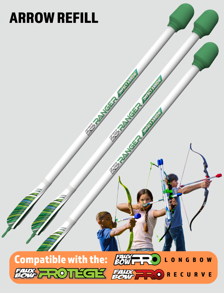 Faux Bow® Ranger™ Arrow 3 Pack – markysparkytoys