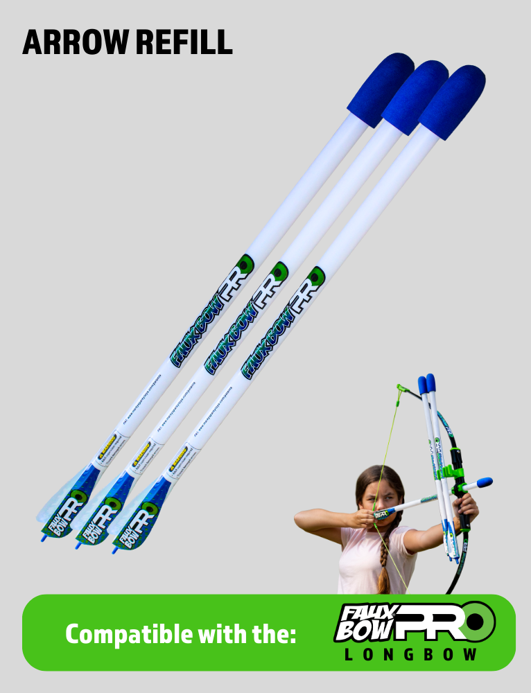 Faux Bow® PRO Recurve Arrow 10 Pack – markysparkytoys