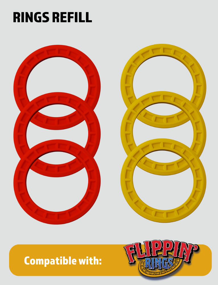 Flippin' Rings™ Replacement Rings 6 Pack – markysparkytoys