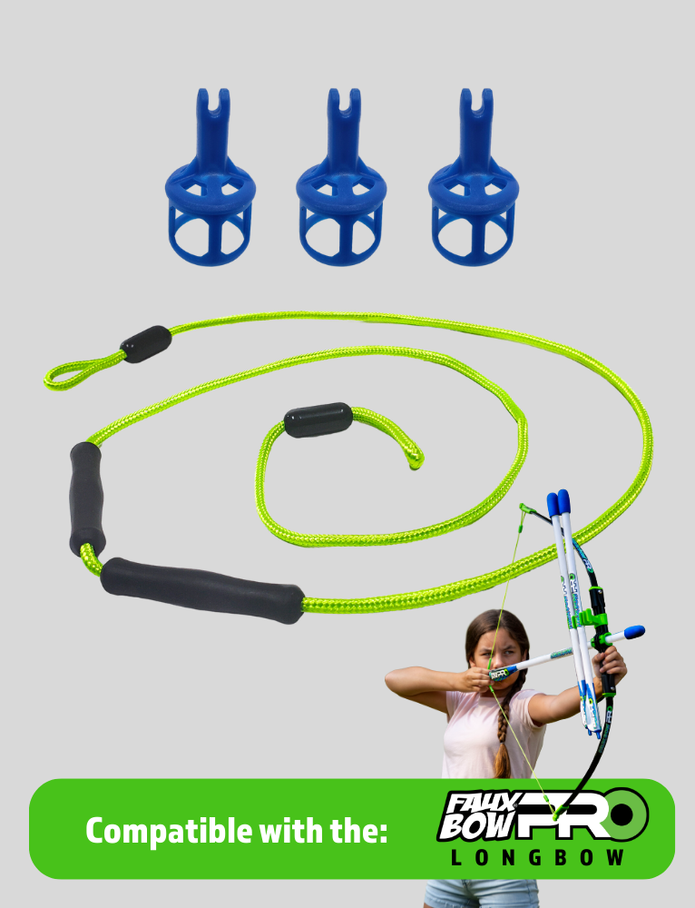 Faux Bow PRO Longbow String and Nock Kit – markysparkytoys